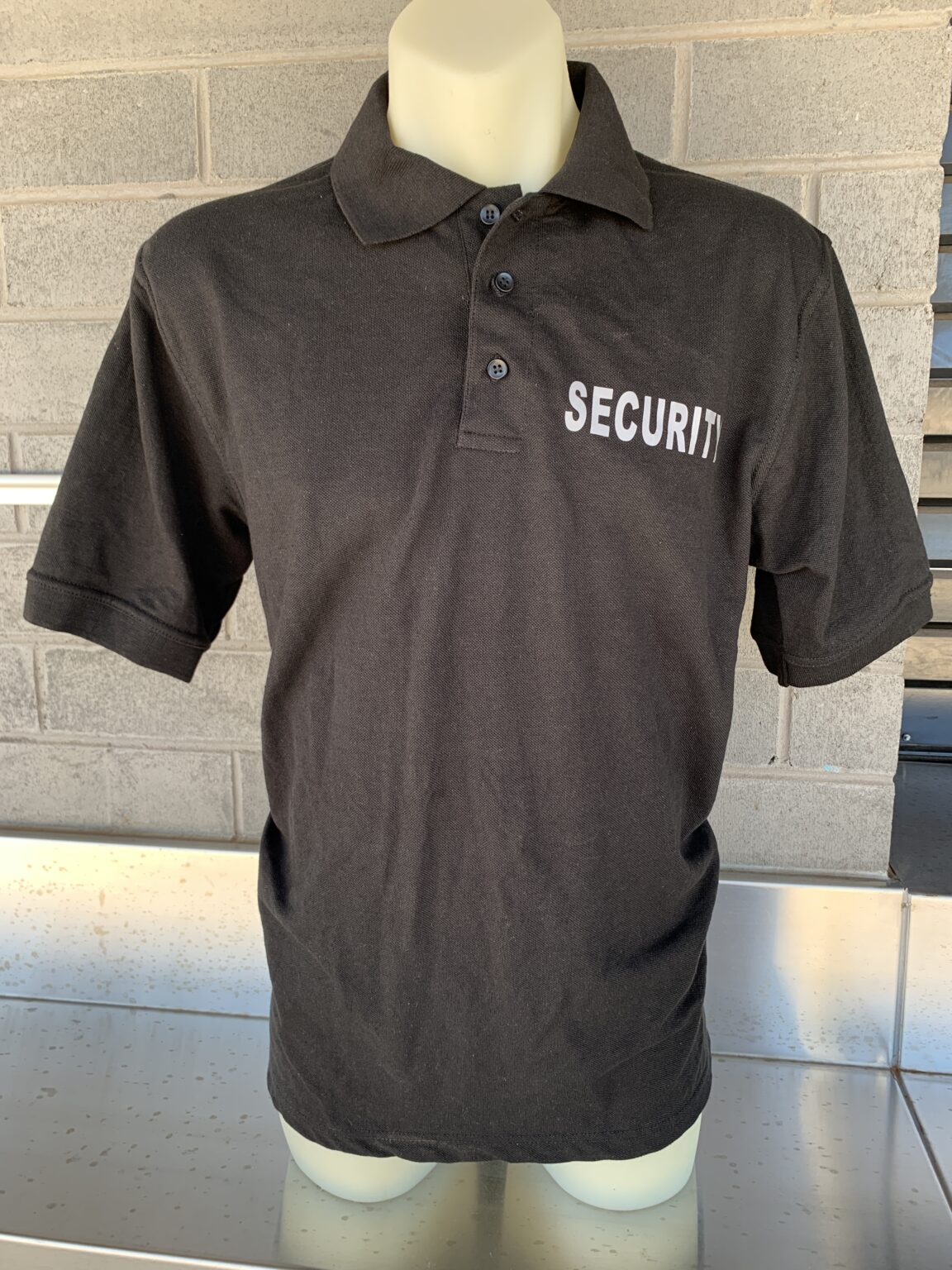 0134 Security Polo Shirt (Security, Crowd Controller Bouncer) 100% ...