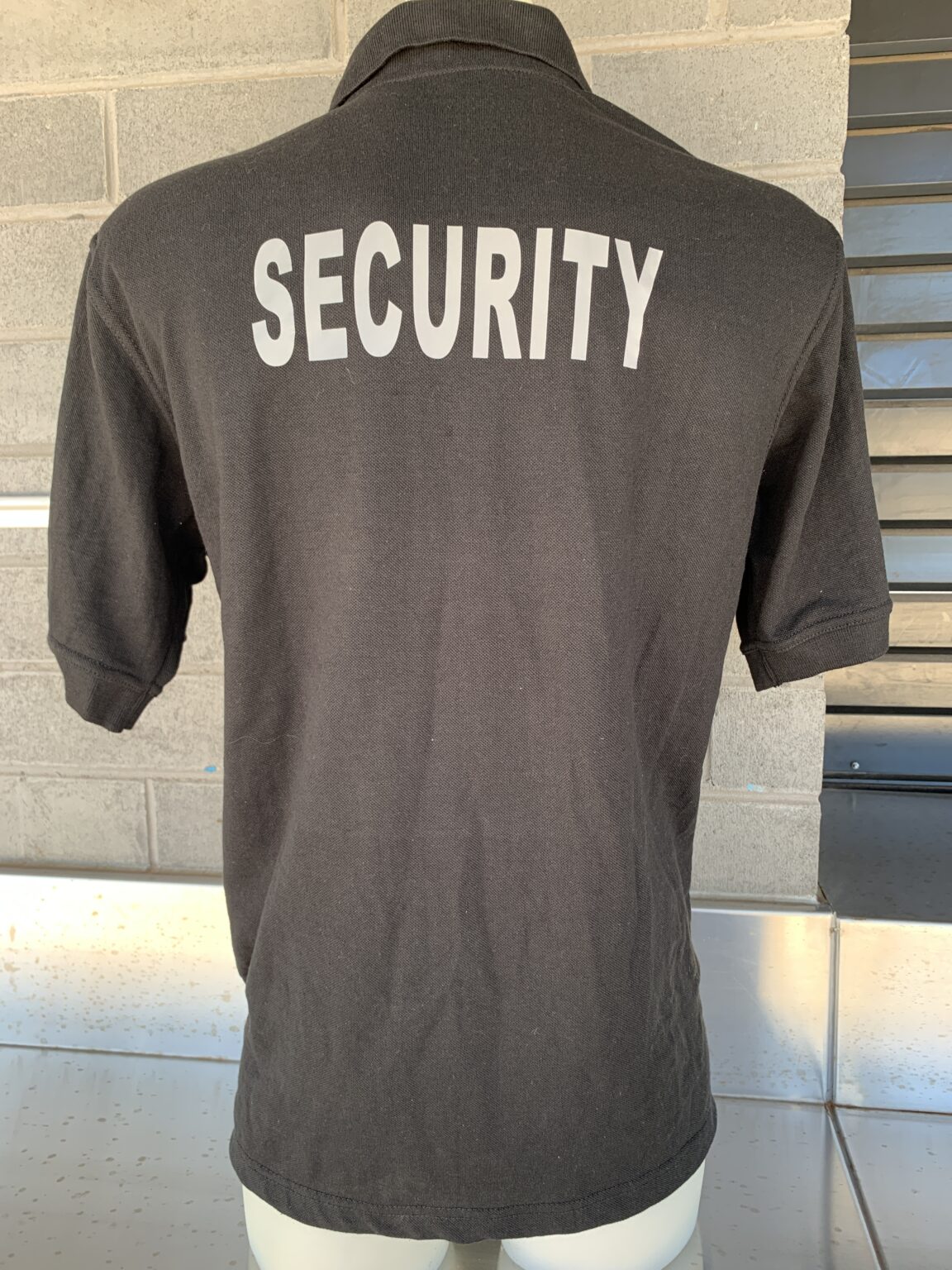 0134 Security Polo Shirt (Security, Crowd Controller Bouncer) 100% ...