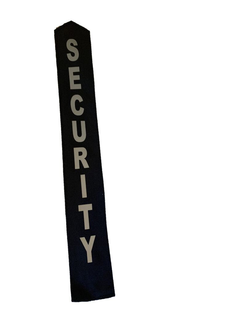 P0131 Security Tactical Vest Strip Patch - Security Concepts Consulting ...