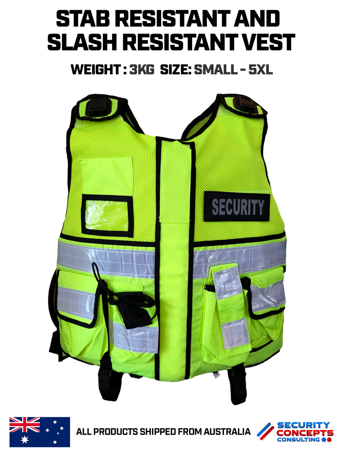 SF0137 STAB SECURITY TACTICAL VEST [Free Shipping] - Security Concepts ...