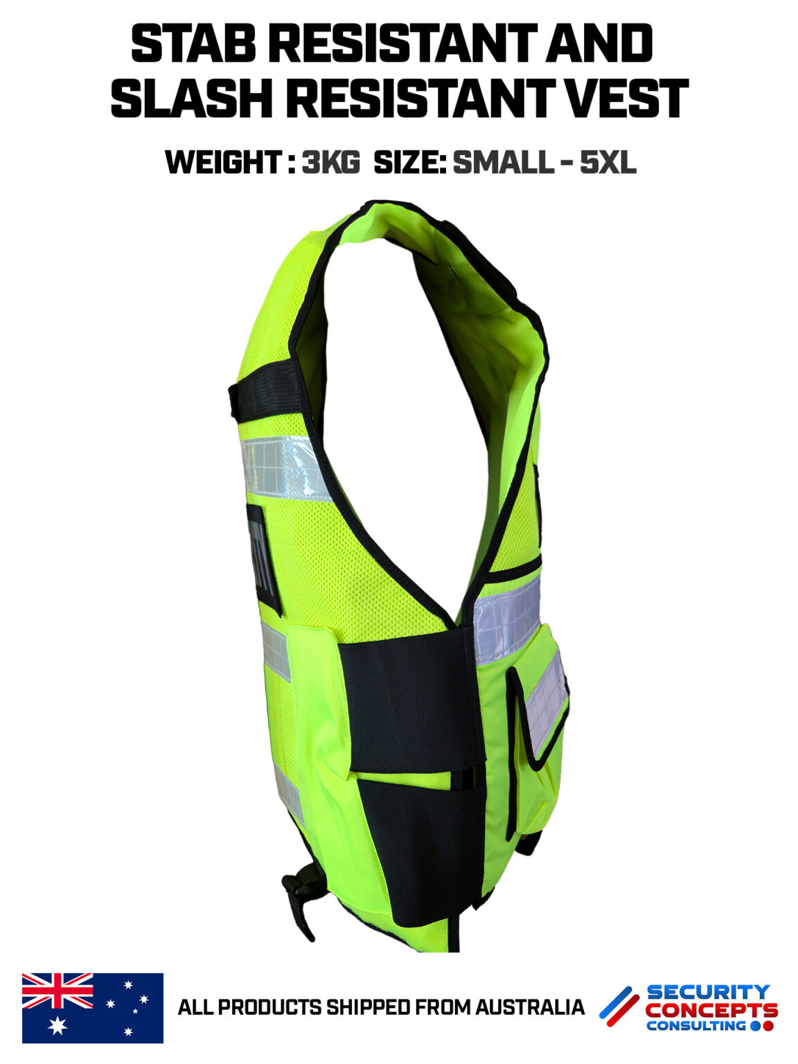 SF0137 STAB SECURITY TACTICAL VEST [Free Shipping] - Security Concepts ...