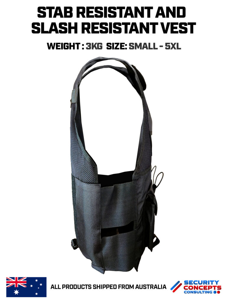 SF0139 PLAIN BLACK SECURITY STAB RESISTANT TACTICAL VEST [Free Shipping ...
